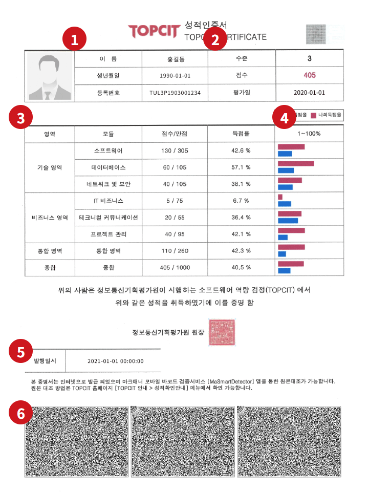Introduction > TOPCIT Scores